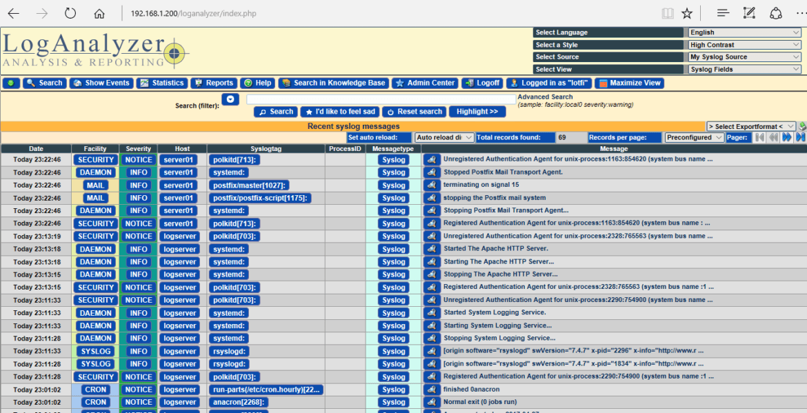 How To Setup Loganalyzer With Rsyslog On Centos 7 Rhel 7 Yallalabs