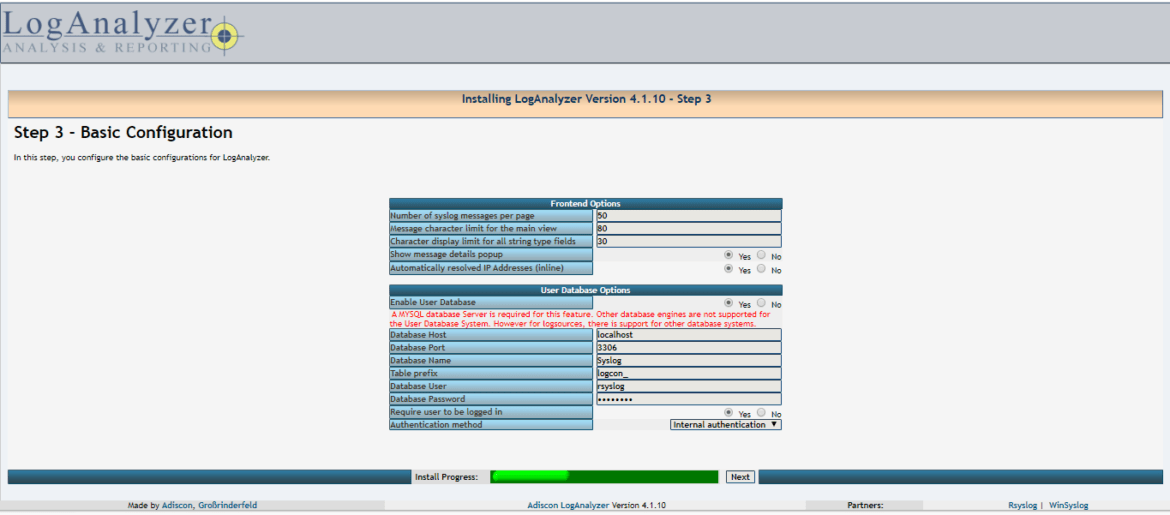 How to Install LogAnalyzer On Centos 8 - YallaLabs