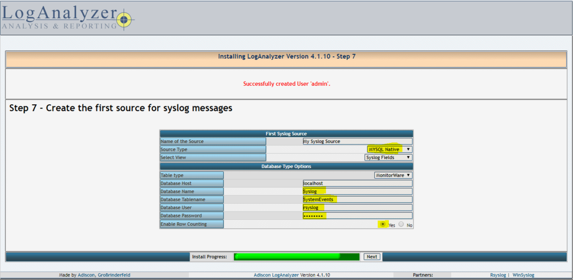 How to Install LogAnalyzer On Centos 8 - YallaLabs